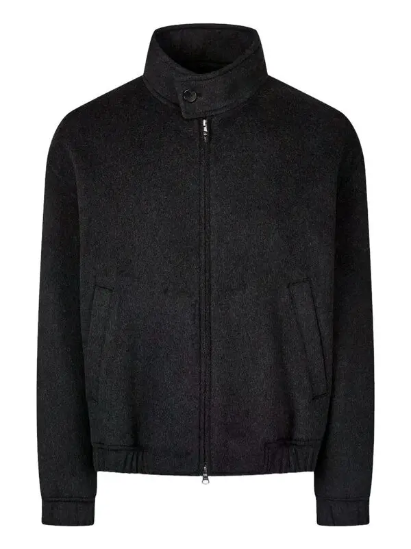 STUDIO TOMBOY Zip-up High-neck Jacket - Grey