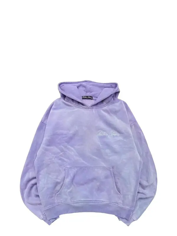 THIRTEEN STUDIOS Faded-effect Hoodie - Purple