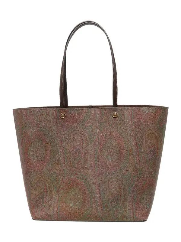 Etro Medium Arnica Paisley Tote Bag - Brown