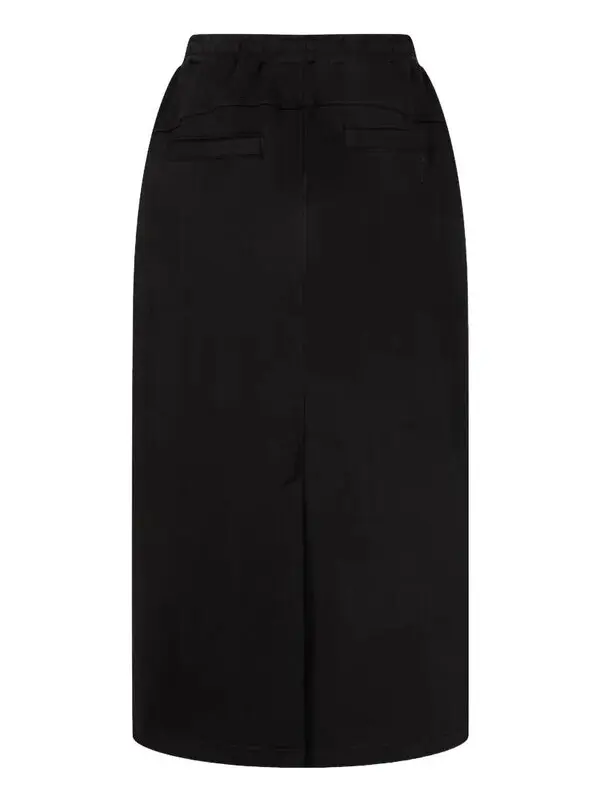 STUDIO TOMBOY Drawstring-waist Straight Midi Skirt - Black