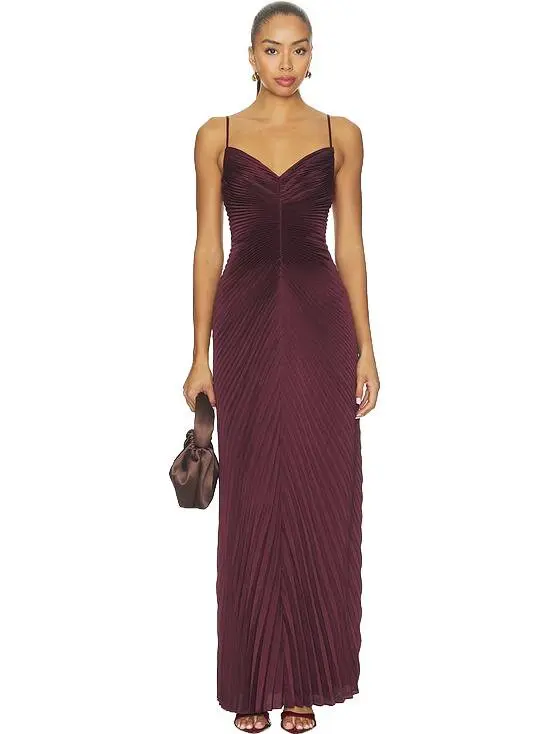 A.L.C. Genevieve Gown - Red