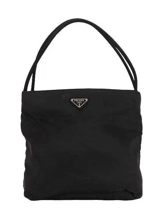 FWRD RENEW Prada Tessuto Tote Bag - Black