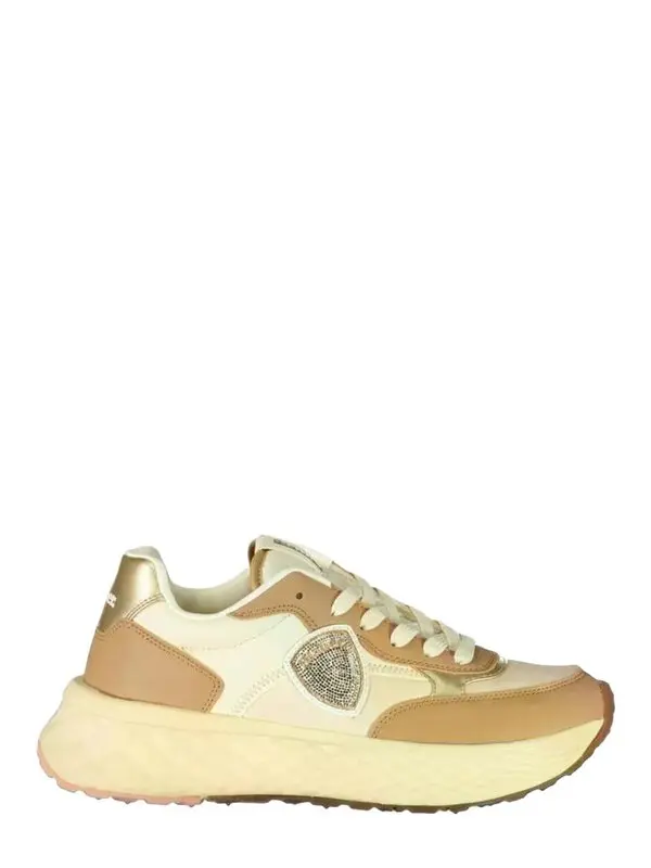 BLAUER. Lynn01 Logo-patch Panelled Sneakers - Brown