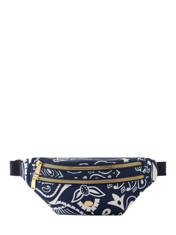 Goldbergh Takara Printed Shell Belt Bag - Blue