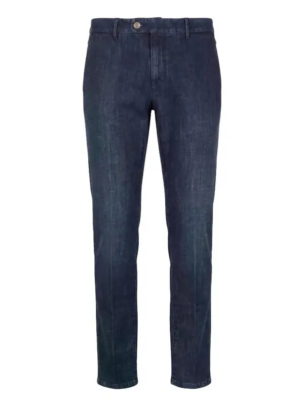 SLOWEAR Logo-patch Slim-cut Jeans - Blue