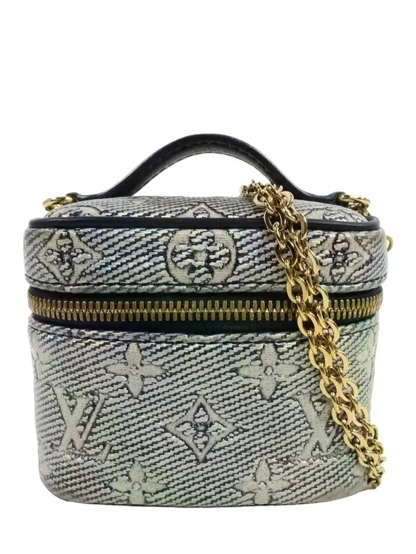 LOUIS VUITTON Micro Monogram Vanity Shoulder Bag - Blue