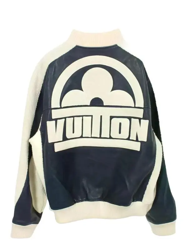 LOUIS VUITTON 2010s Flower Mix Teddy Jacket - Blue