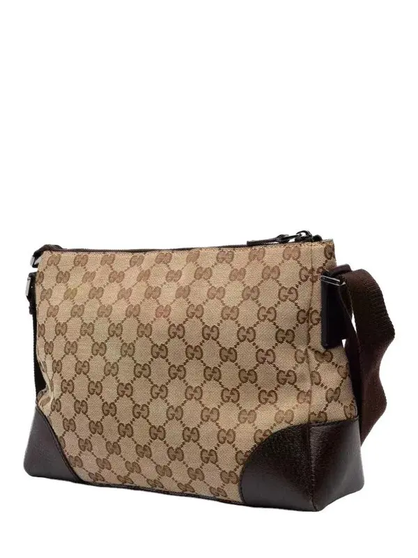 Gucci 2000-2015 Gg Canvas Crossbody Bag - Neutrals