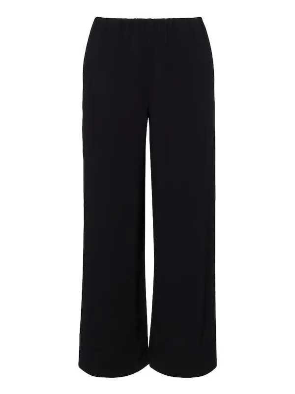 TOTEME Wide-leg Pants - Black