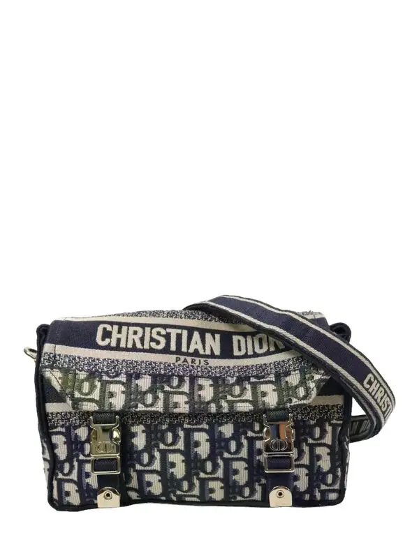 Dior Small Oblique Diorcamp Shoulder Bag - Blue