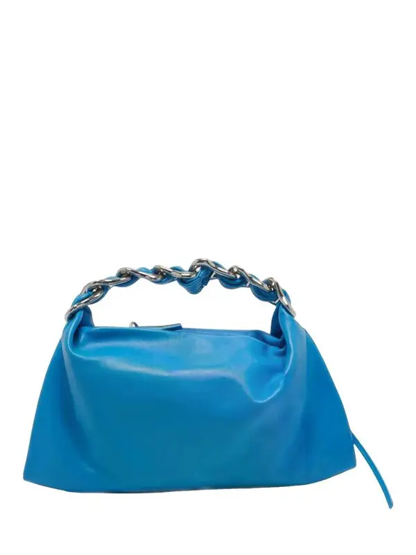 Burberry Small Swan Chain-link Shoulder Bag - Blue