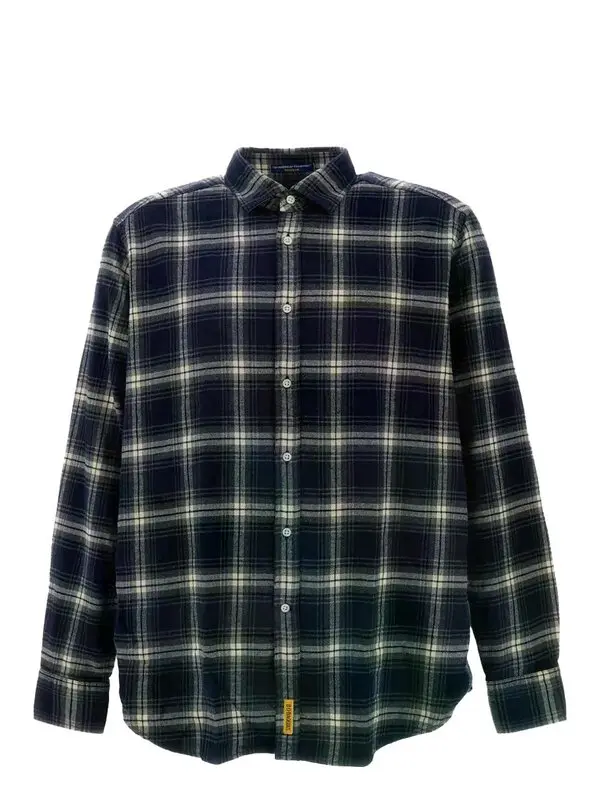 B.D.BAGGIES Check-pattern Long-sleeve Shirt - Blue