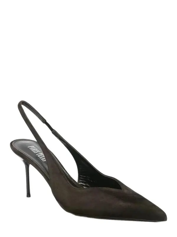 Paris Texas Lidia Slingback Pumps - Brown