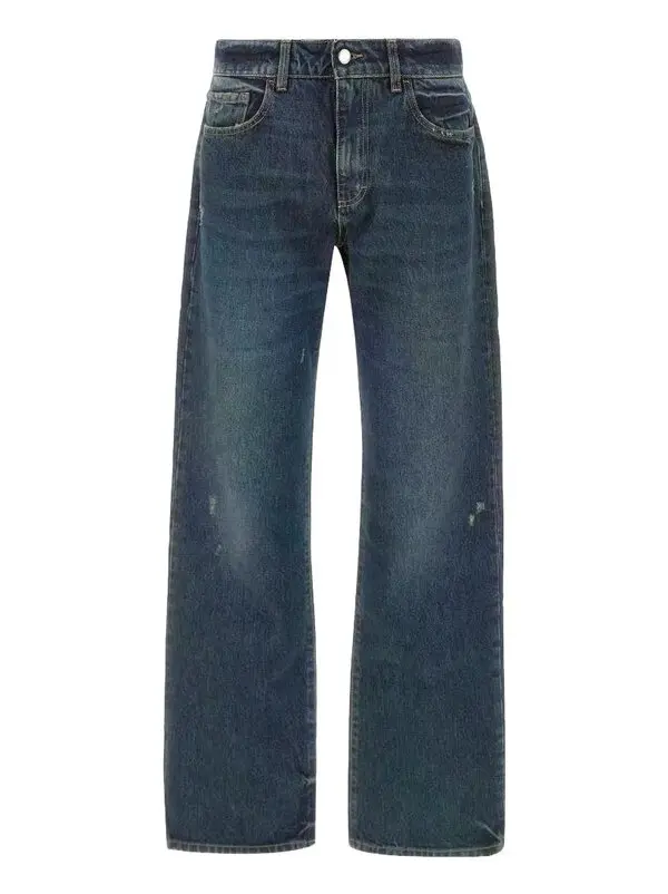 ICON DENIM LOS ANGELES Iris Distressed Jeans - Blue
