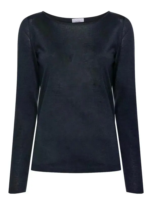 Brunello Cucinelli Fine-knit Sweater - Blue