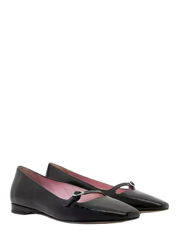 CAREL Emilie Buckle-strap Ballet Flats - Black
