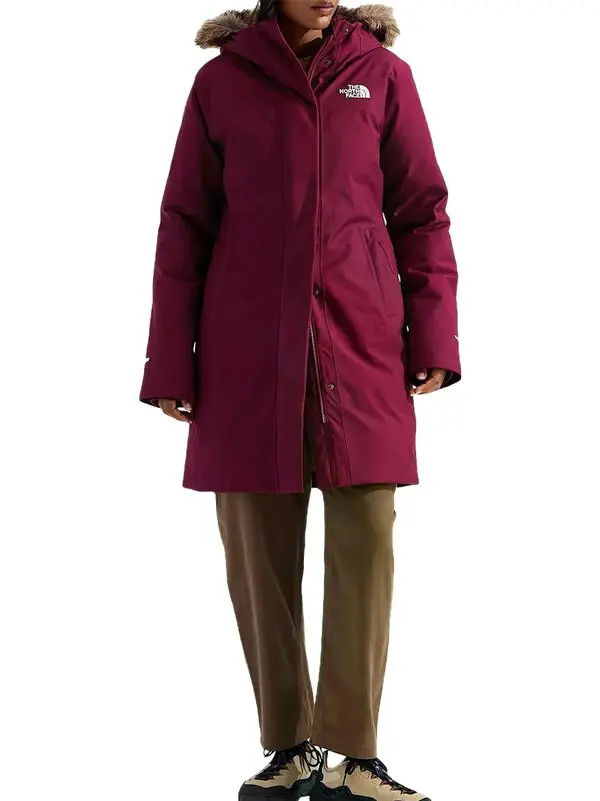 The North Face Arctic Faux Fur-trimmed Parka - Pink