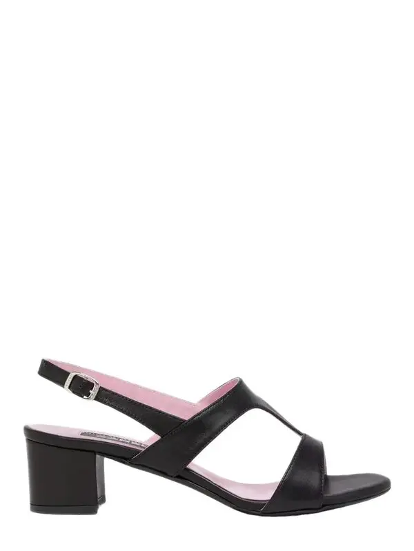 CAREL Romy Leather Sandals - Black