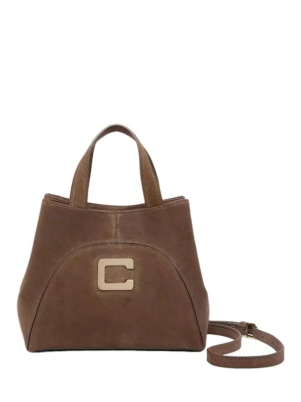 CAREL Clem Suede Tote Bag - Brown