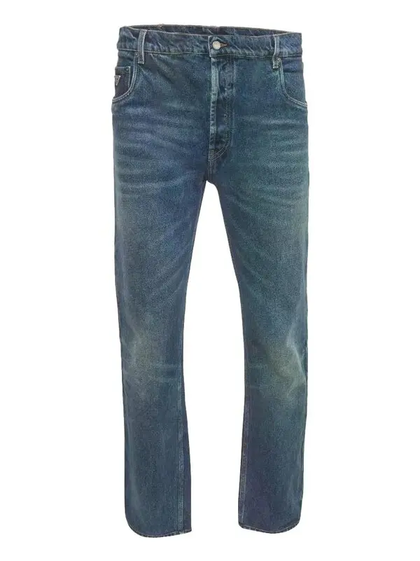 Prada Button-up Straight-leg Jeans - Blue
