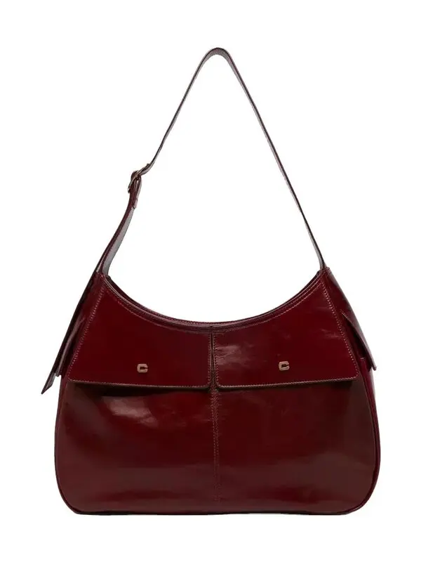 CAREL Orsay Naplack Leather Shoulder Bag - Red