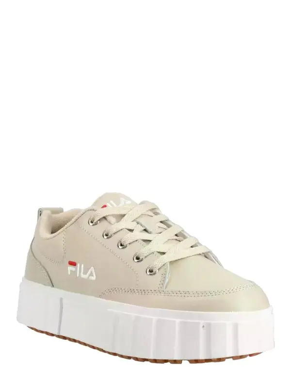 FILA Sandblast Logo-embroidered Platform Sneakers - Neutrals