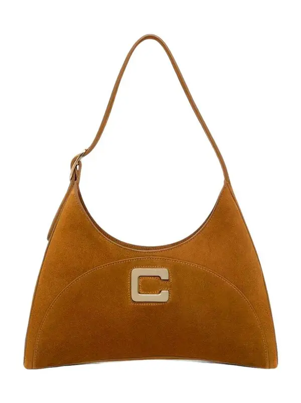 CAREL Concorde Suede Shoulder Bag - Brown