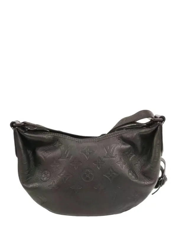 LOUIS VUITTON Hamac Monogram Shadow Crossbody Bag - Black