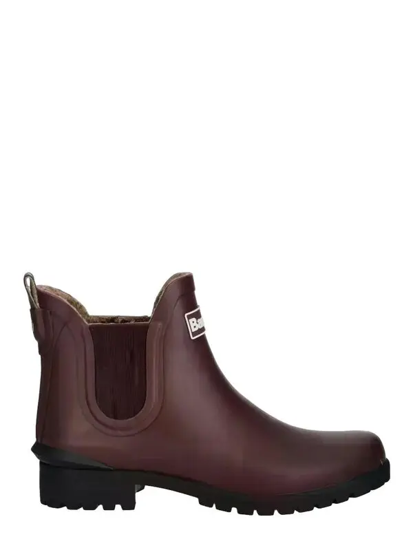 Barbour Kirkton Ankle Wellingtons - Red