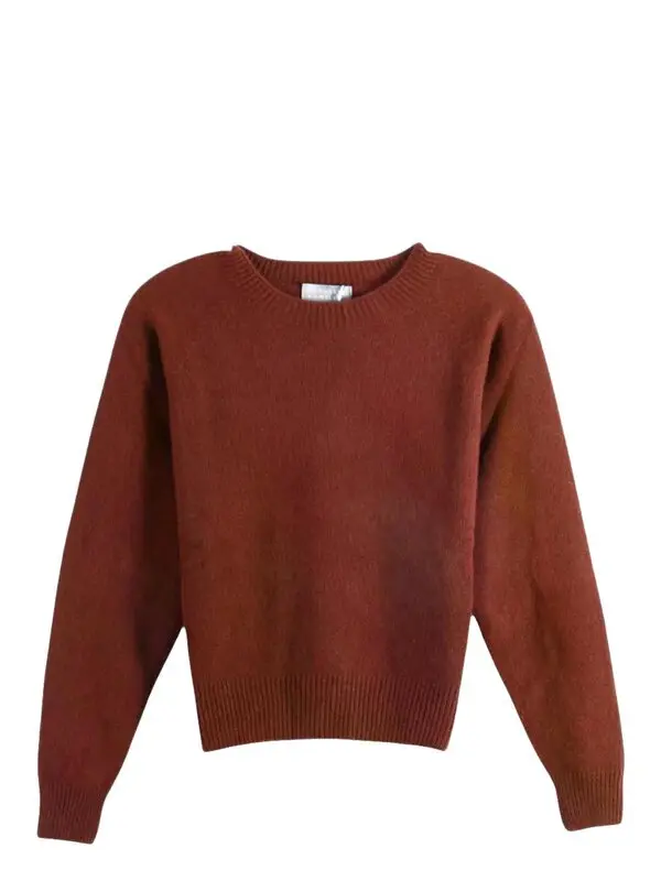 MARGARET HOWELL Crew-neck Raglan-sleeve Sweater - Red
