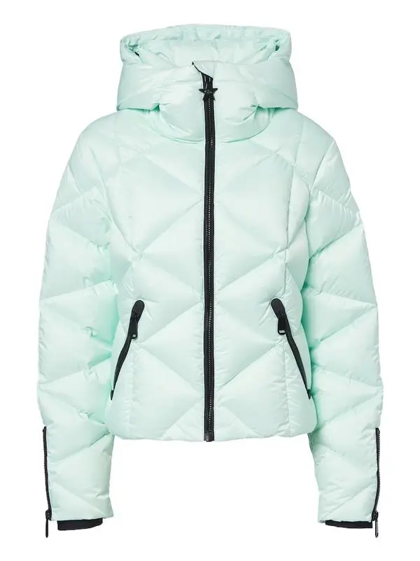Goldbergh Harumi Hooded Quilted Ski Jacket - Blue