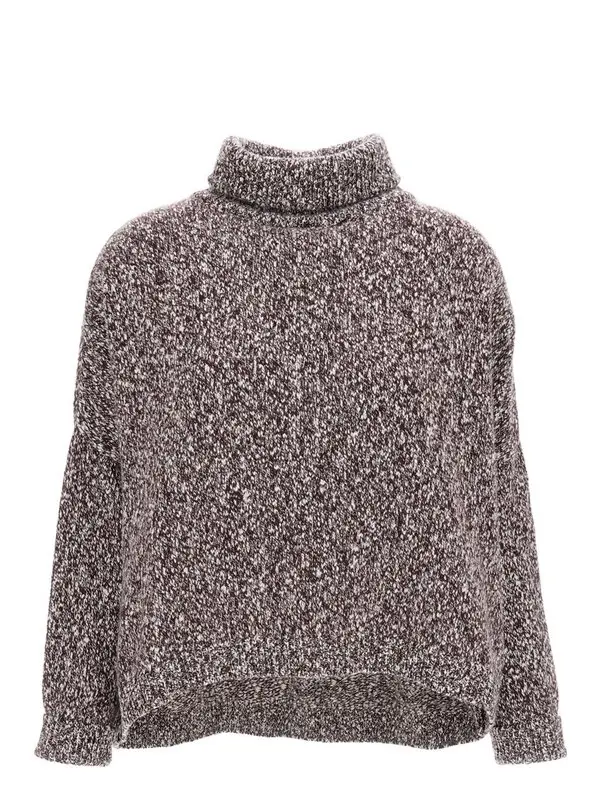 Dusan Maglia Oversize A Collo Alto In Lana E Cashmere - Multicolor