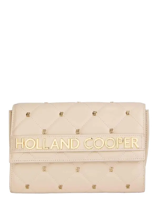 Holland Cooper Abbot Quilted Clutch Bag - Cream