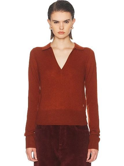 Eterne Vance Cashmere Sweater - Rust