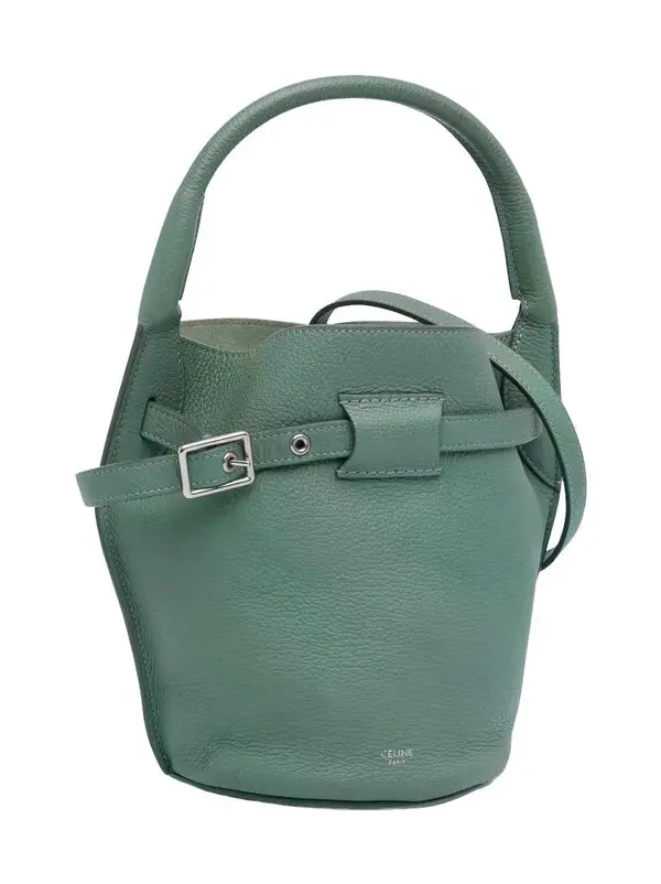 Celine 2019 Nano Big Bucket Bag Satchel - Green