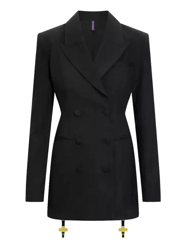 SCANDALE Inspiration Divine Double-breasted Blazer - Black