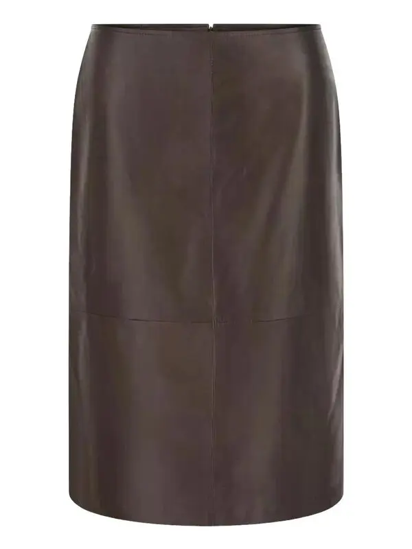 Antonelli Firenze Zip-fastening Skirt - Brown
