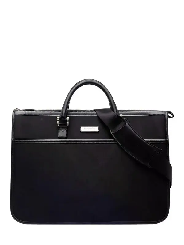 Burberry 2000-2017 Nylon Business Bag - Black
