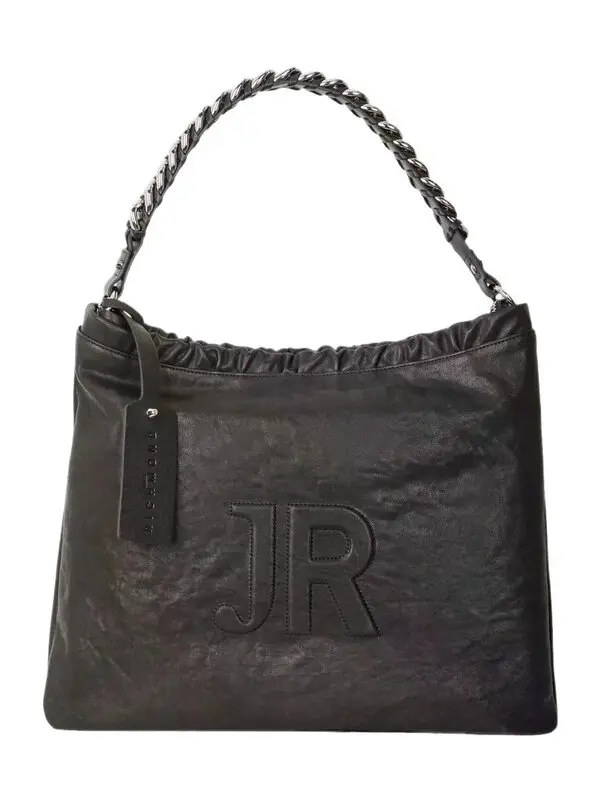 John Richmond Chain-link Shoulder Bag - Black