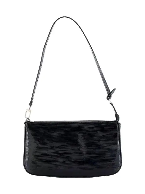 LOUIS VUITTON Pochette Accessoires Nm Electric Epi Leather Clutch Bag - Black