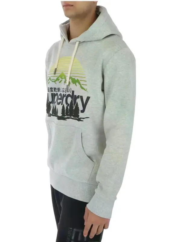 Superdry Mountain-graphic Hoodie - Grey