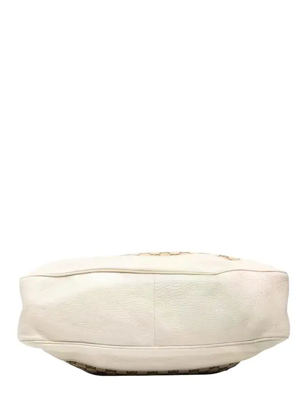Gucci 2000-2015 Gg Canvas Bamboo Diana Satchel - Neutrals