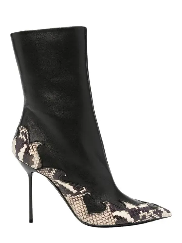 Paris Texas Lidia Leather Boots - Black