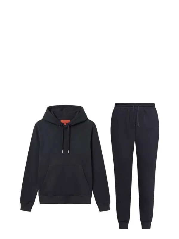 MAISON TANGERINE S Premium Cotton Sweatshirt & Joggers Tracksuit Set - Grey