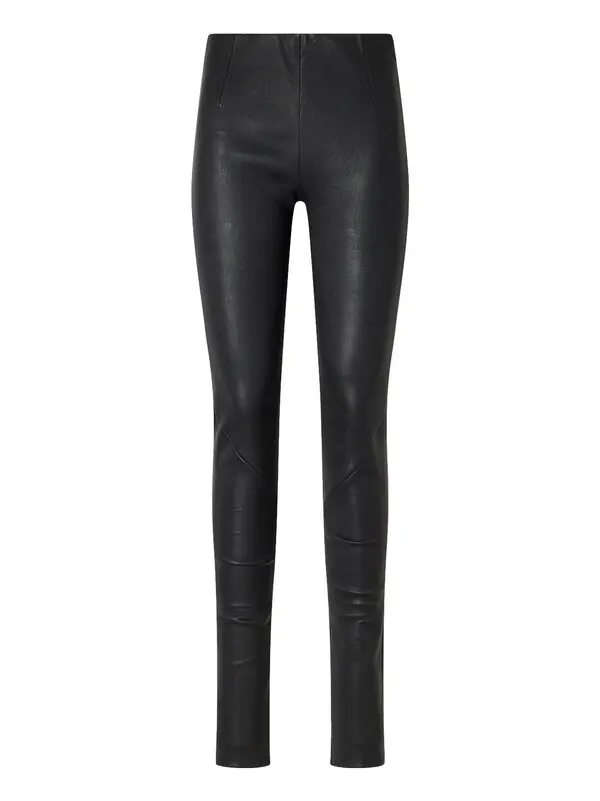 ARMA Marlon Full-grain Leather Leggings - Black