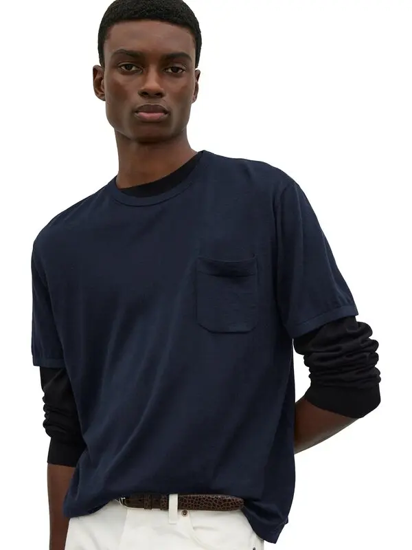 TOTEME Fine T-shirt - Navy