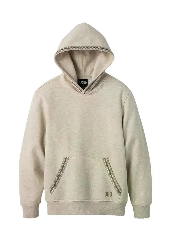 UGG Tasman Braid-trim Hoodie - Neutrals