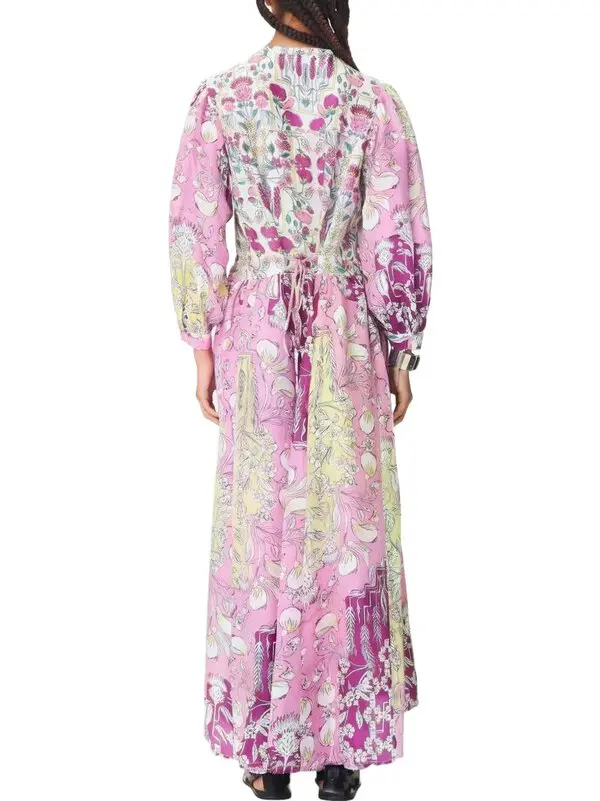 MARIA CHER Bariloche Etel Floral-print Maxi Dress - Pink