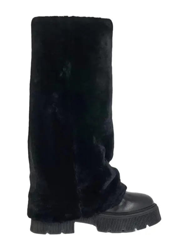Bogner Turin Shearling-panel Boots - Black