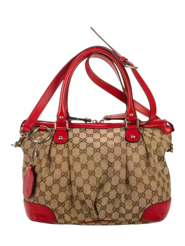Gucci Small Sukey Monogrammed Tote Bag - Neutrals
